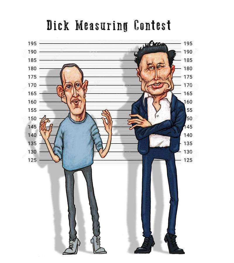 Dick Measuring Contest Cartoon Movement